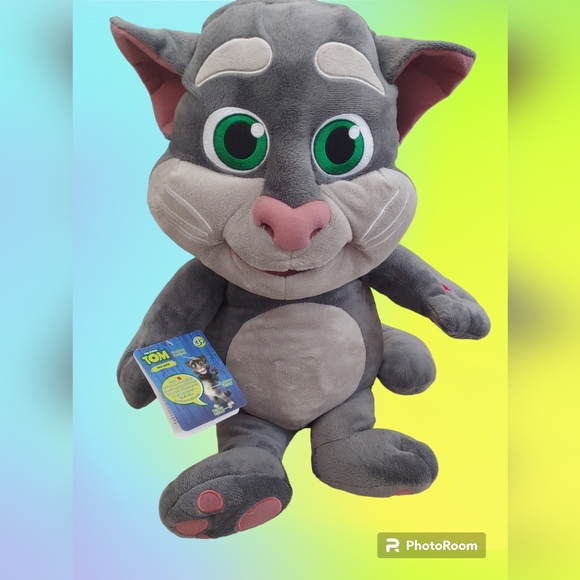 Toms | Toys | Talking Tom Rare Vintage 23 Plush Toy Movable Lips | Poshmark